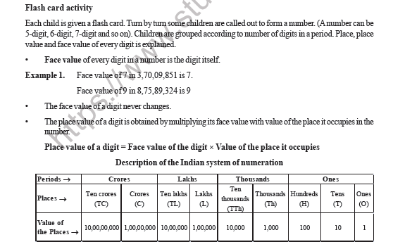 CBSE Class 5 Mathematics Large Number Worksheet